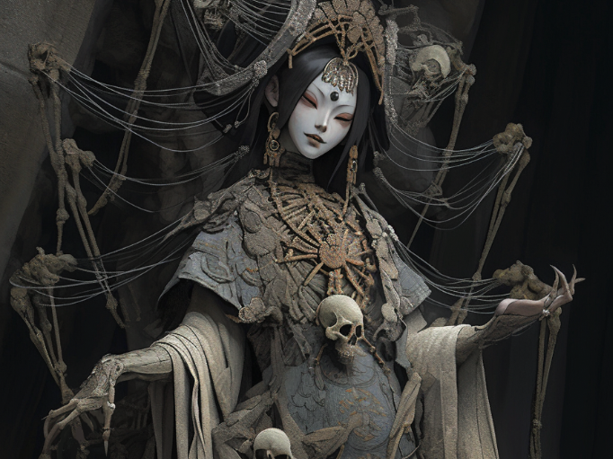 《暗黑西游—蜘蛛精》(ai系列）_mmzvp-站酷ZCOOL