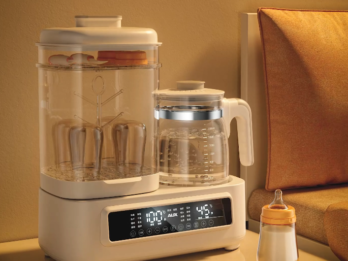 C4D三维产品动画 RS OC渲染，母婴消毒器调奶动画_23GH-站酷ZCOOL