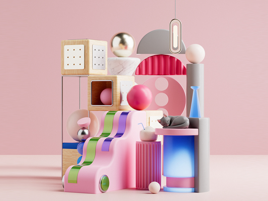 3D Illustration II_iii清空-站酷ZCOOL