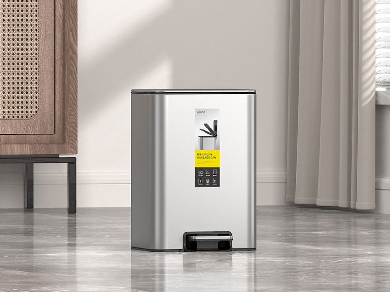 【c4d】ekne-脚踏垃圾桶A款（砂光）_sweetfemale-站酷ZCOOL