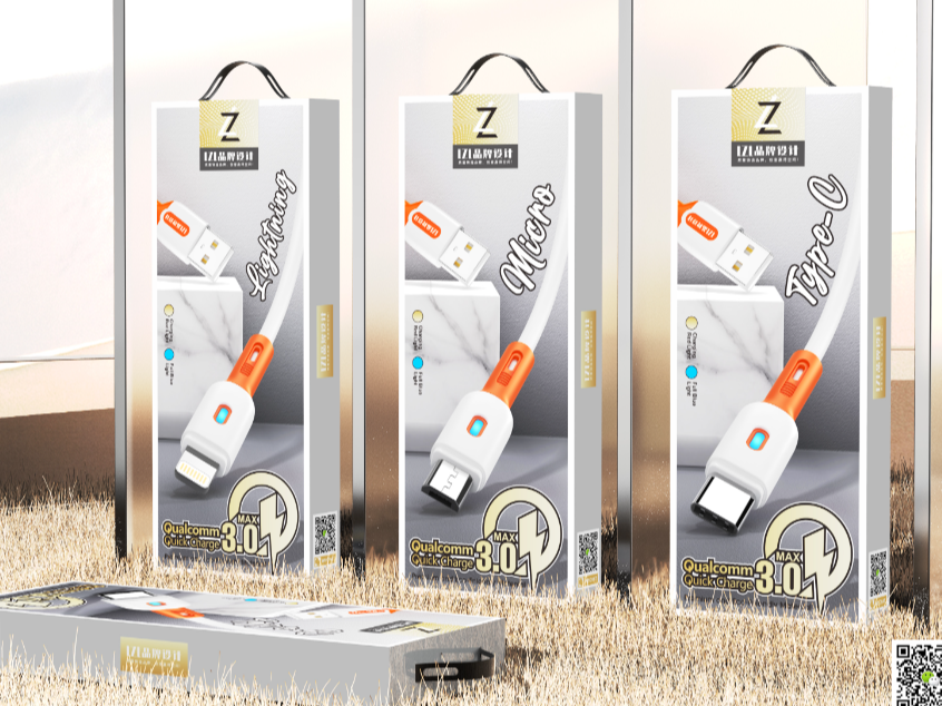 LZL品牌设计：数码产品配件包装设计 | 数据线包装设计_最不具影响力设计-站酷ZCOOL