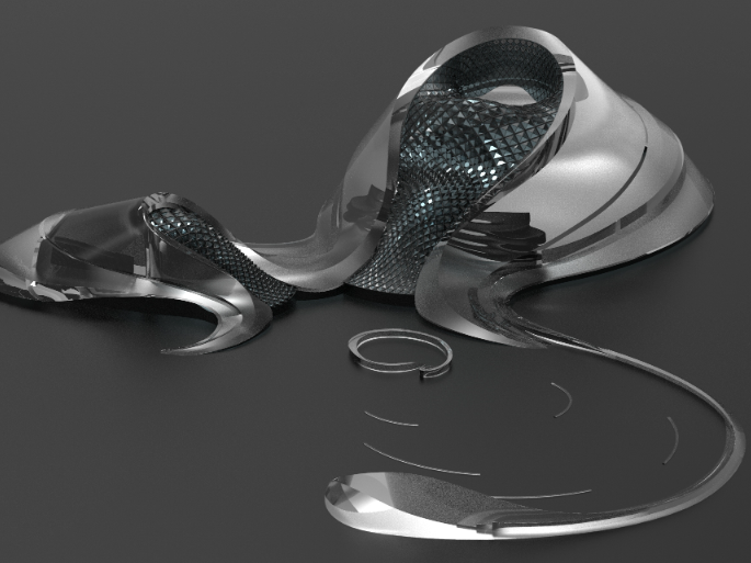 Harbin Grand Theatre—Rhino渲染图_唐叔的软件课-站酷ZCOOL