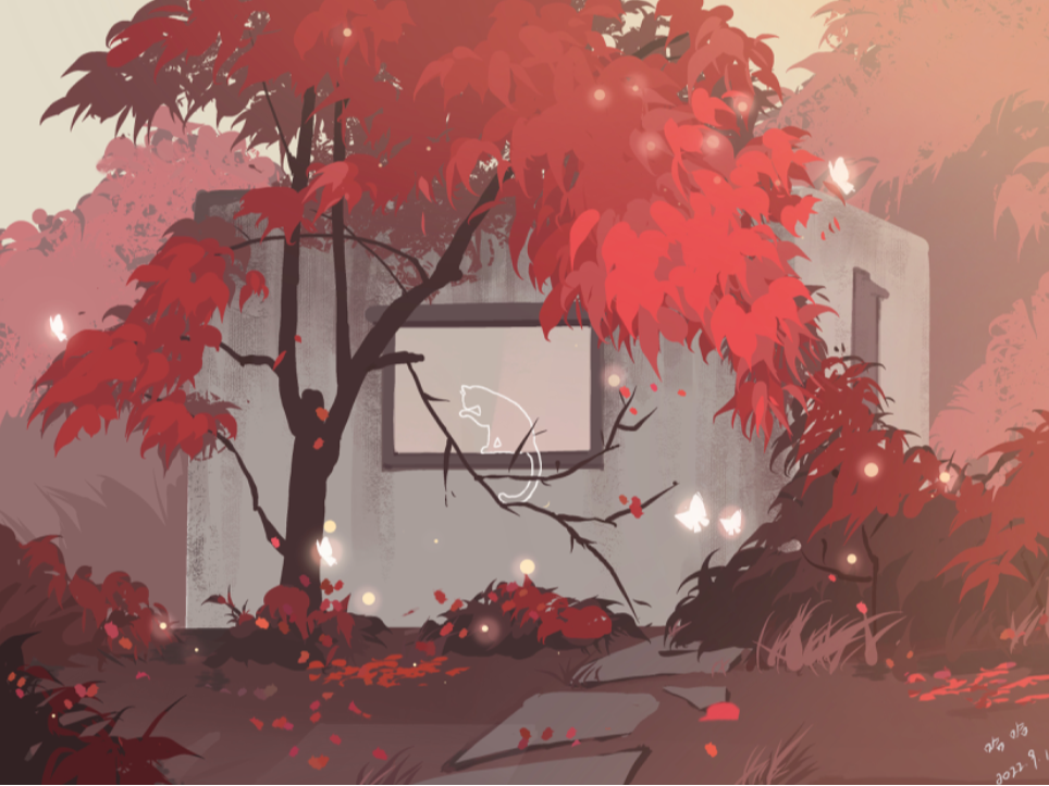 【色彩治愈之旅】速涂打卡 day4_哈哈_HAHA-站酷ZCOOL