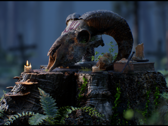 UE5-超写实场景-林中仪式_Eric花栗鼠-站酷ZCOOL
