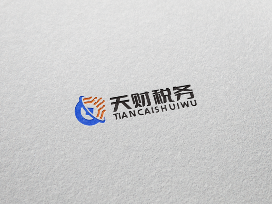 天财税务logo设计_借我几生-站酷ZCOOL