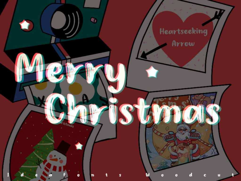 Merry Xmas 点字新字上线_Ideafonts-站酷ZCOOL