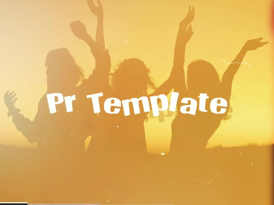 PR模板|高级设计漏光创意文本动画标题介绍运动旅行_猿文件网官方账号-站酷ZCOOL