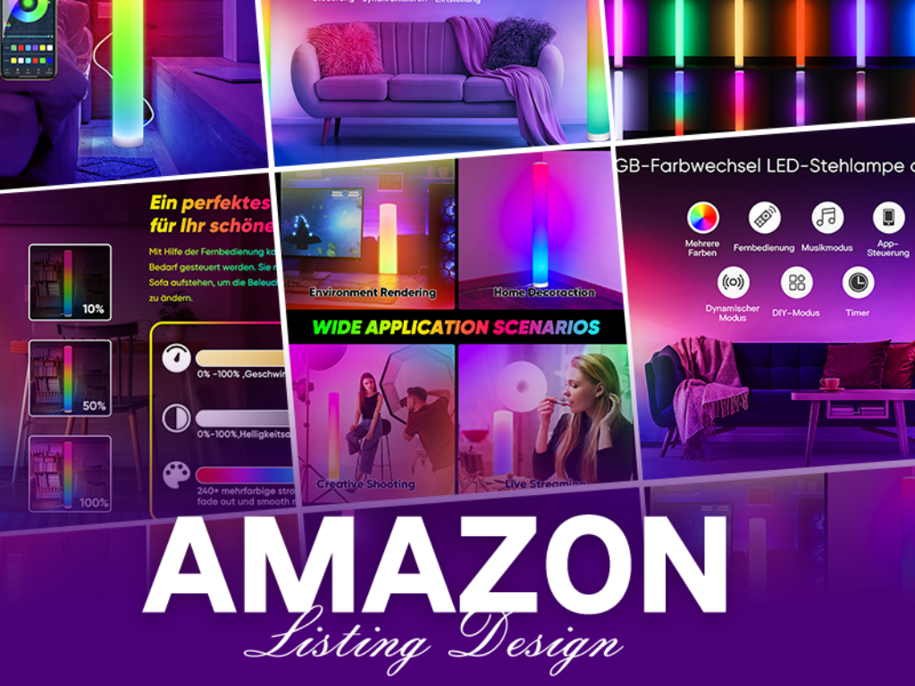 RGB灯/家居/3C数码-亚马逊Amazon案例_亚马逊设计工作室-站酷ZCOOL