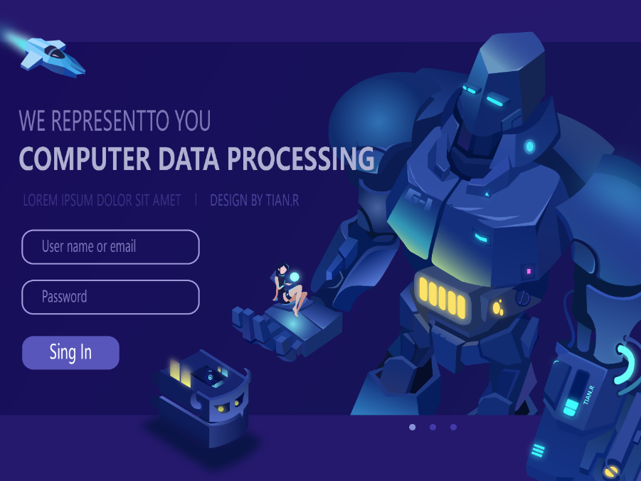 2.5D-CYBER MECHA_田二TIANR-站酷ZCOOL