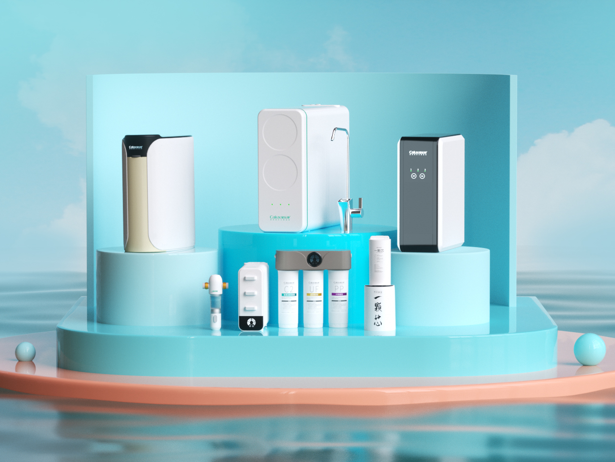 C4D渲染 产品渲染 产品背景渲染 产品图 水背景渲染 _喜仔C4D-站酷ZCOOL