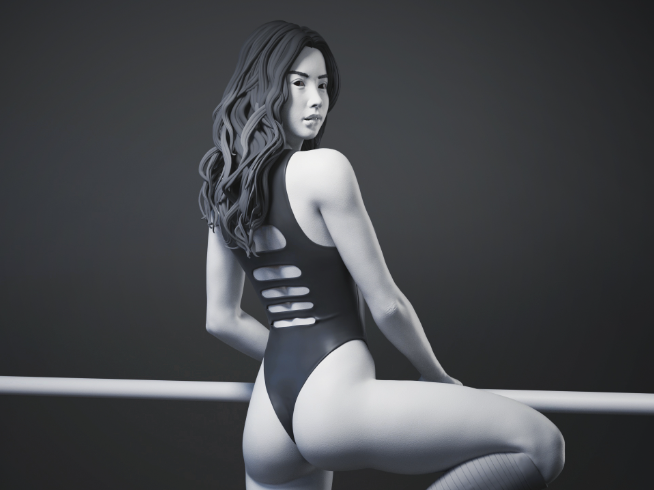 Dancer Black Girl_Jeffrey85-站酷ZCOOL