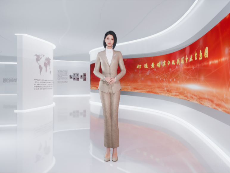 上海黄浦区党建虚拟人“华锦程”的UE部署_YCpike-站酷ZCOOL