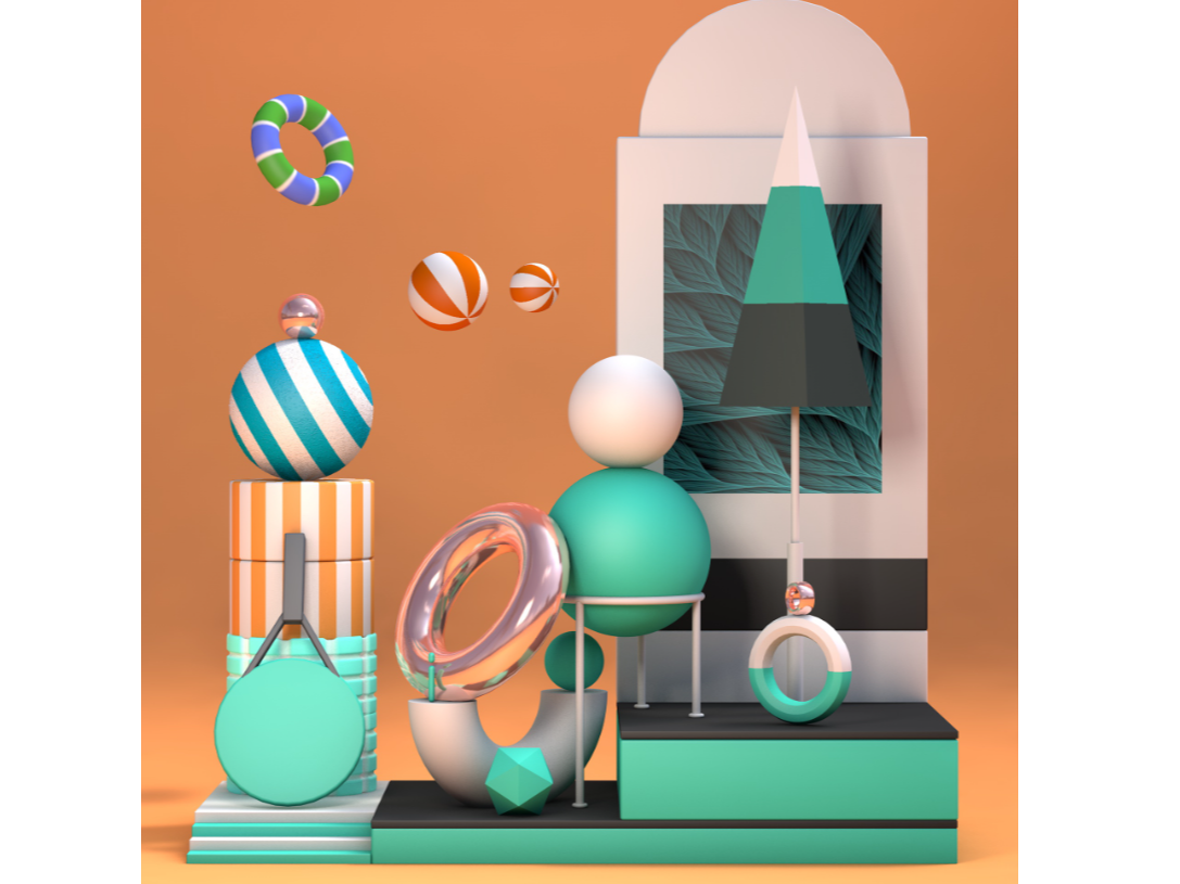 C4D练习 Day 3_魔鬼精肉人-站酷ZCOOL