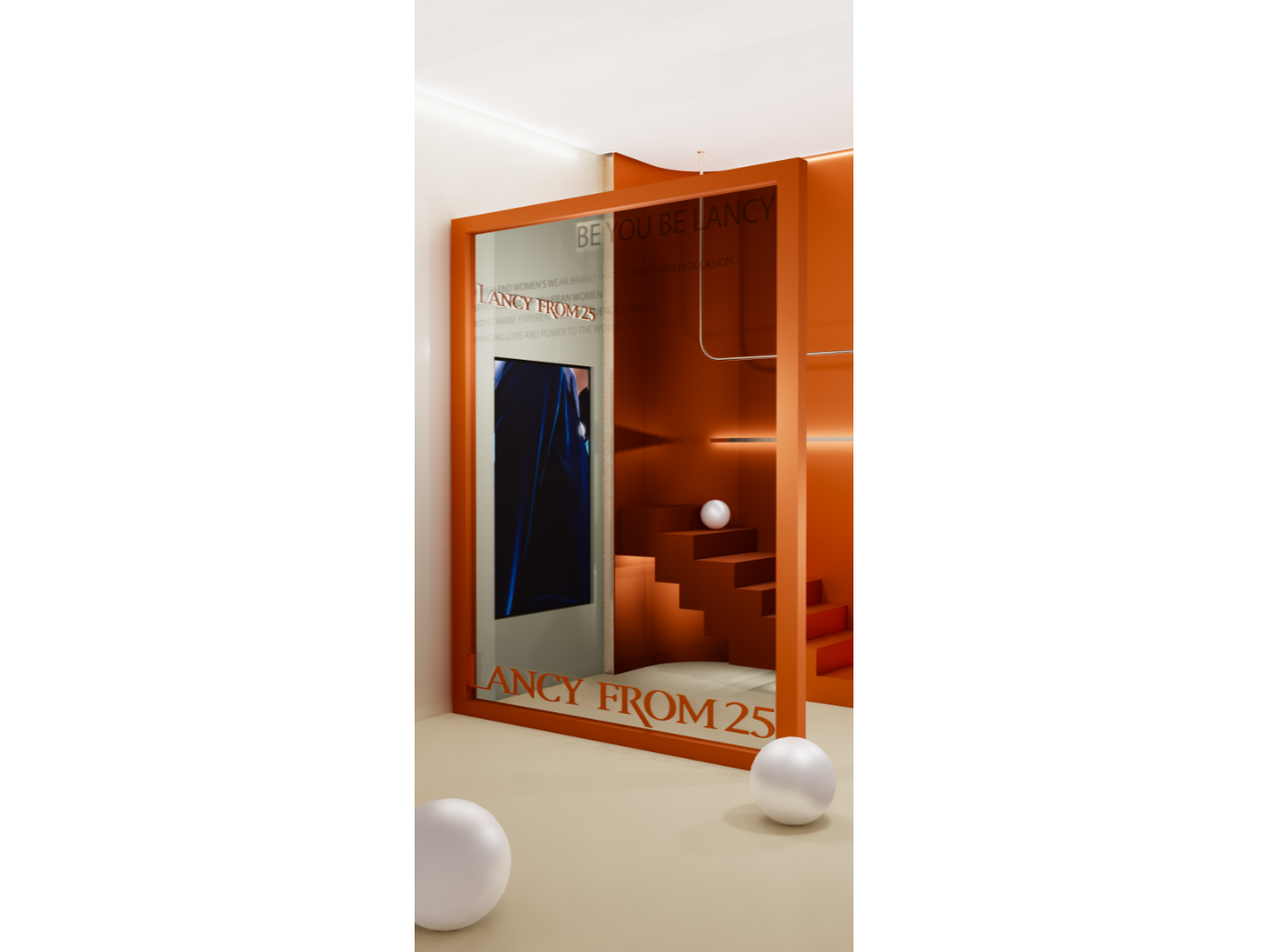 朗姿 LANCY 女装节日氛围布置_场景师Malcolm-站酷ZCOOL