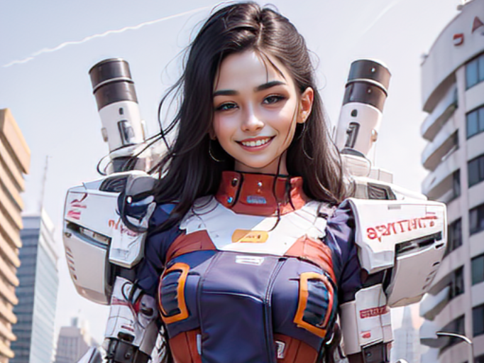 机甲少女_沐丨风-站酷ZCOOL