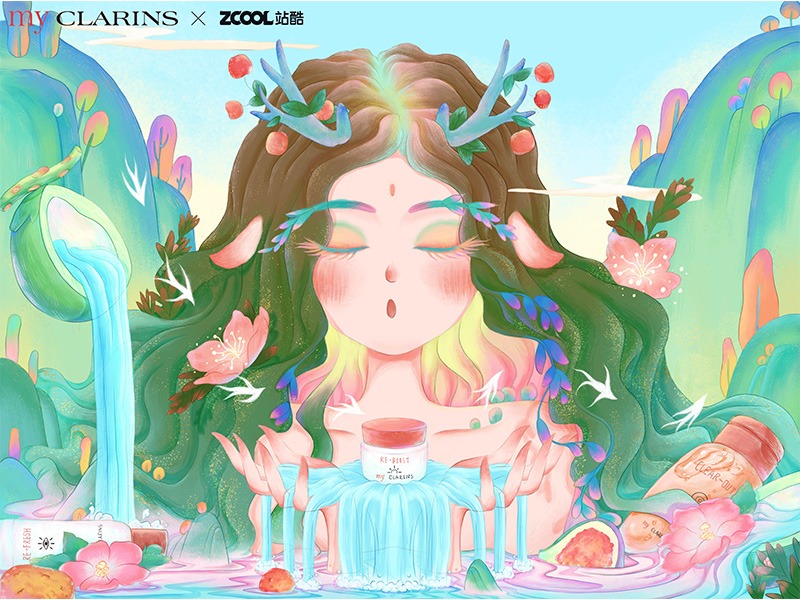 鹿护林溪_岁岁nian-站酷ZCOOL