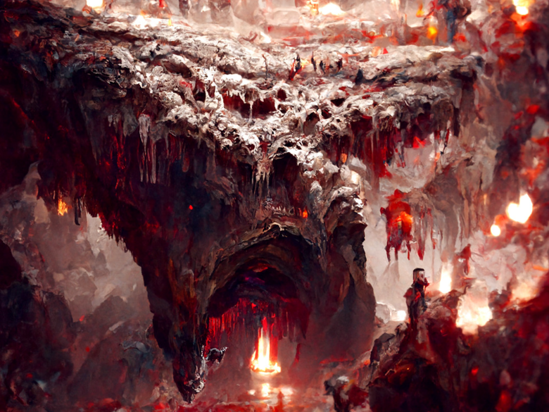 huge cave-ultrawide_皮卡索的绘画梦-站酷ZCOOL