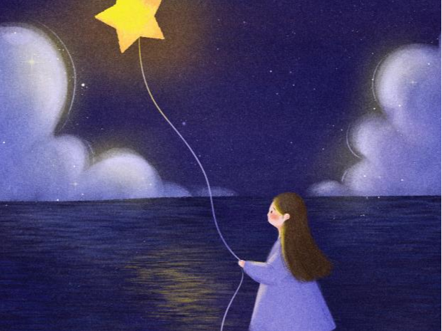 治愈系插画|紫色的梦26_DumplingsKing-站酷ZCOOL