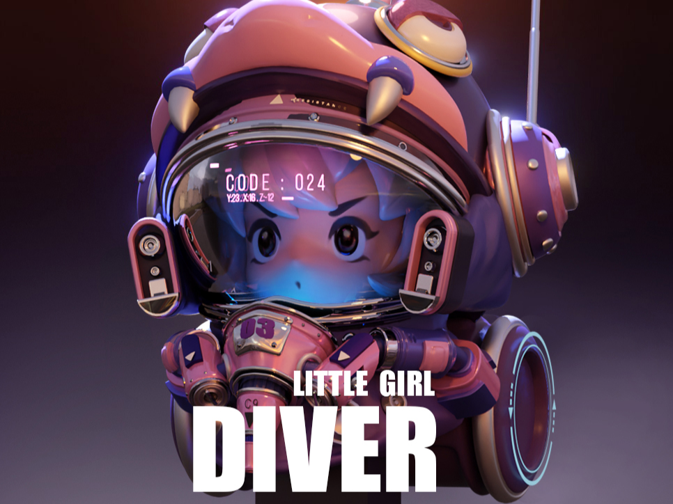 潜水员_闲闲的DUSK-站酷ZCOOL