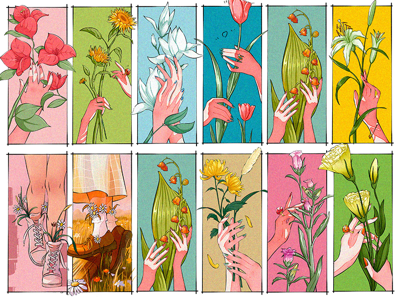 束花_轻云cloud-站酷ZCOOL