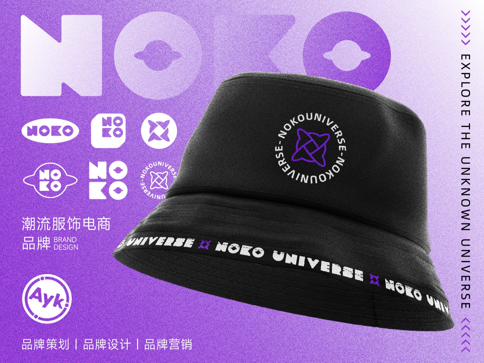 NOKO潮流服饰品牌LOGO设计｜时尚｜服装牌LOGO VI设计_艾亿客-站酷ZCOOL