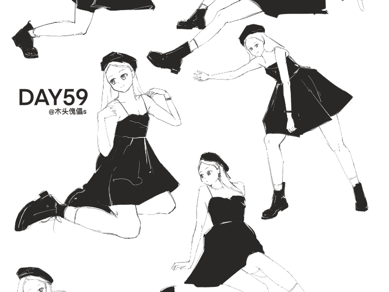 #速写60天挑战赛#Day59@速写班长_木头傀儡s-站酷ZCOOL