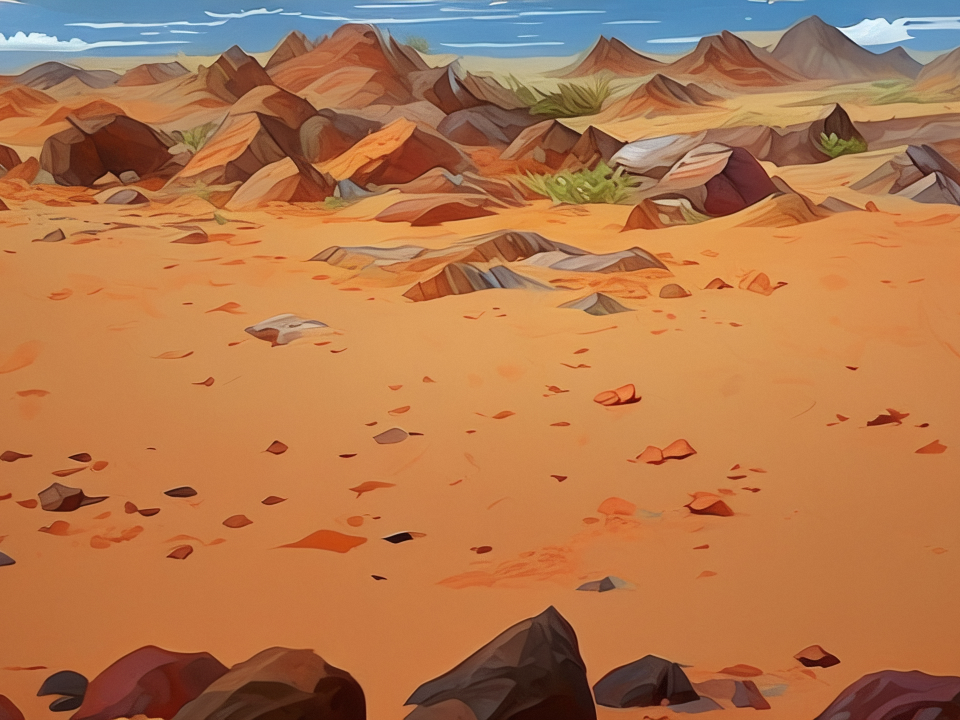 荒野山水（四）_煜辰PandaMaster-站酷ZCOOL