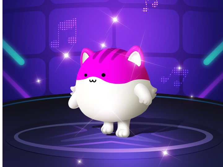 meow hop Q版 CYBERPUNK 音乐游戏UI设计_伊柔-站酷ZCOOL