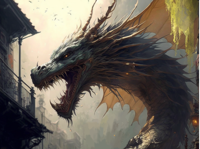 恶龙_积敏的AI绘画-站酷ZCOOL