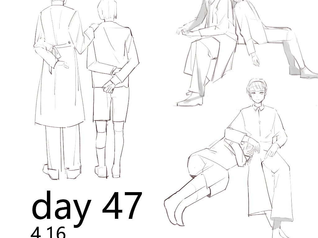 #速写60天挑战赛# day47@速写班长 _容琅-站酷ZCOOL