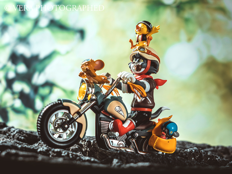 Tom & Jerry 复古机车 手办_叶少Vera-站酷ZCOOL