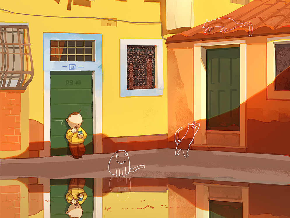 晒太阳_Gerald_大崔-站酷ZCOOL