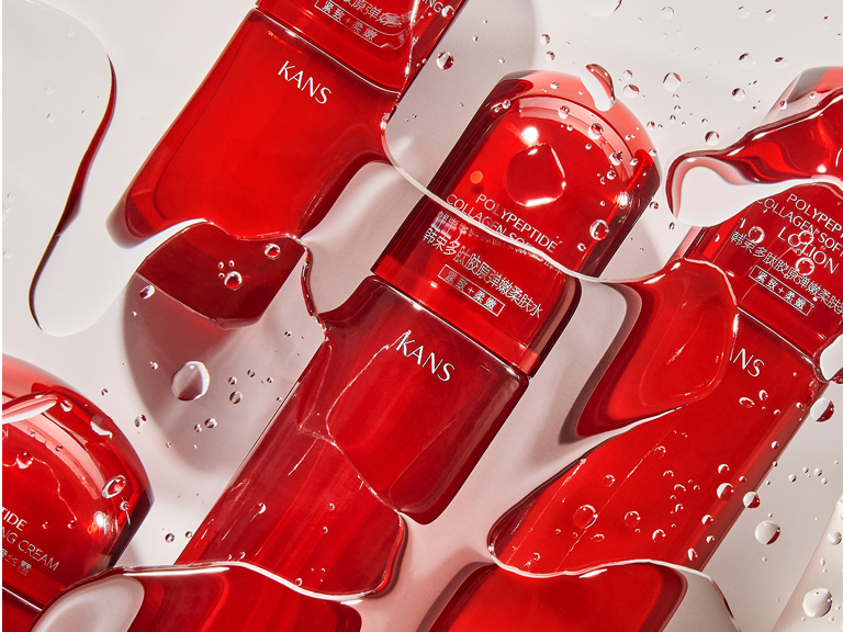 KANS韩束红蛮腰系列 | 电商广告KV摄影 | 拂图影像_拂图影像-站酷ZCOOL