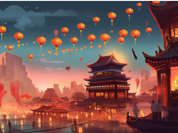 今晚的MVP，《夜游长安城》_一只小斑鸠-站酷ZCOOL