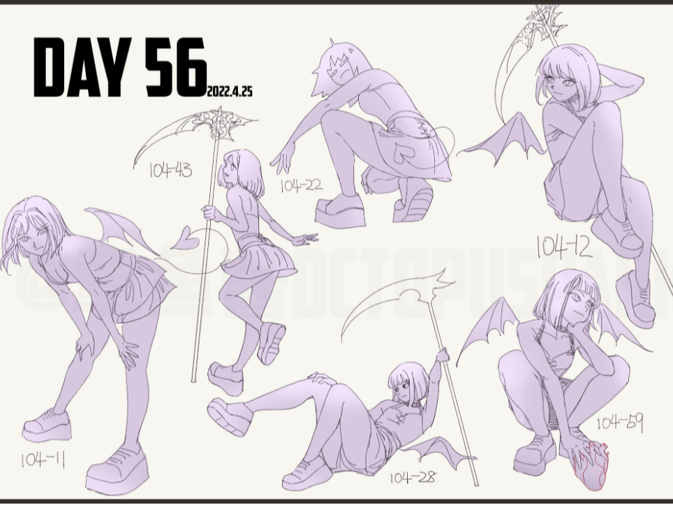 #速写60天挑战赛# Day56@速写班长_章鱼酱油-站酷ZCOOL