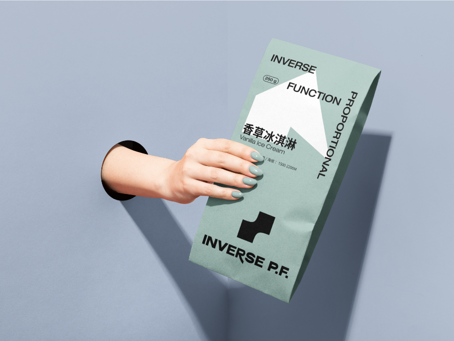 INVERSE P.F. Visual Identity | 反比例函数品牌设计_董仔RRR-站酷ZCOOL