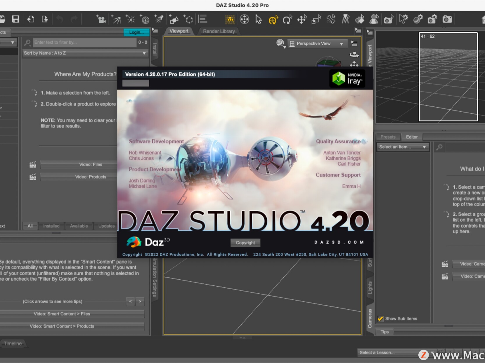 DAZ Studio Mac(专业三维人物动画制作工具)激活版_Mac知否-站酷ZCOOL