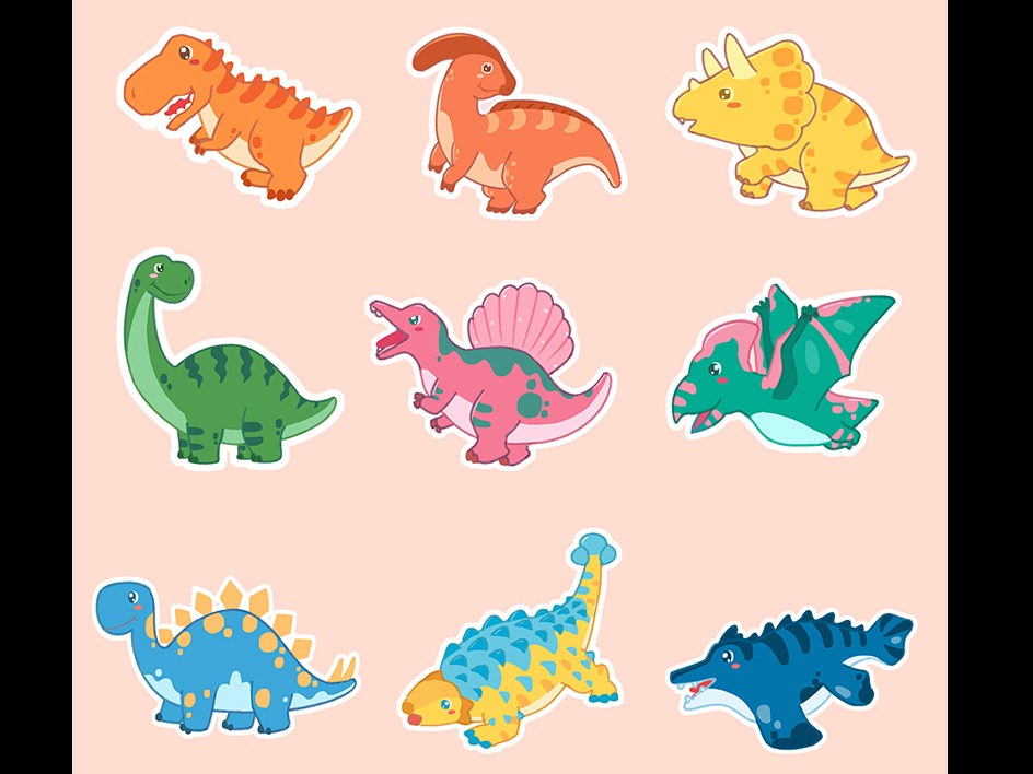 小恐龙合集_今子JZ-站酷ZCOOL