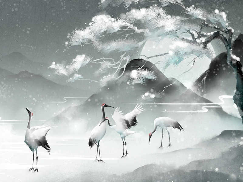 清鹤_易水潇遥-站酷ZCOOL