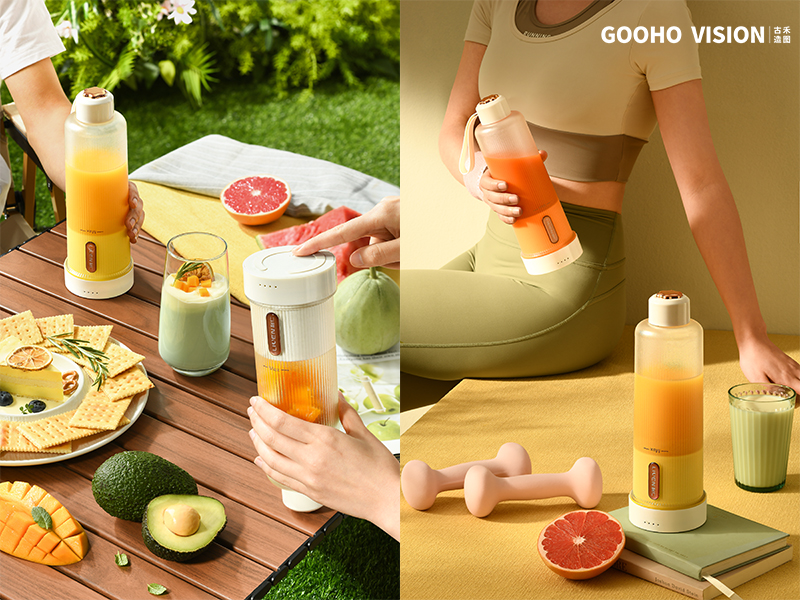 便携水果榨汁杯丨古禾造图 GOOHO VISION_古禾造图-站酷ZCOOL