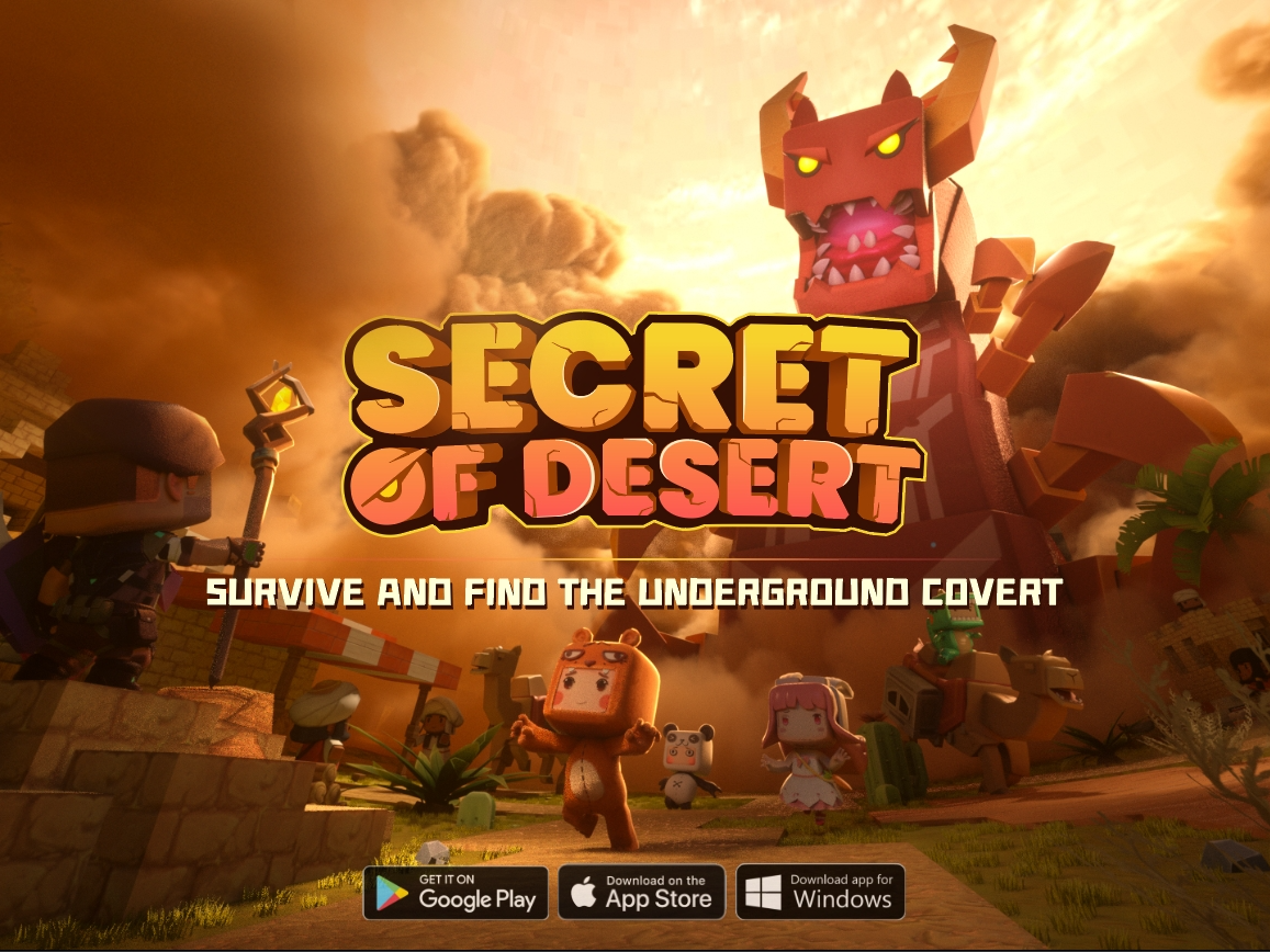 迷你世界-沙漠版本CG_XZM牛牛-站酷ZCOOL