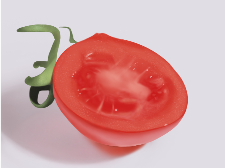 插画练习之番茄静物_KellyWang123-站酷ZCOOL