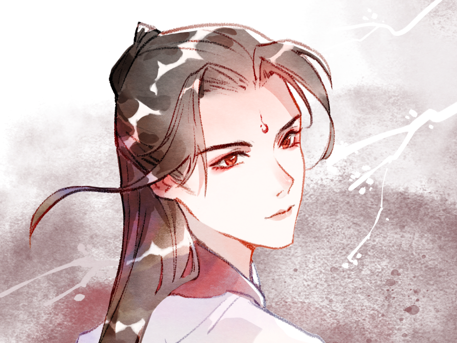 水彩风头像_JIANG江鹿-站酷ZCOOL