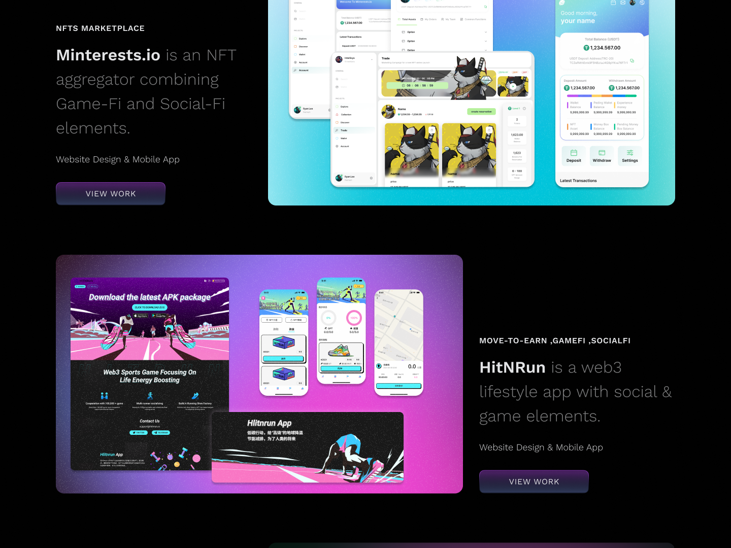 WEB3 UIUX 部分项目（2024_KKKIKKY-站酷ZCOOL