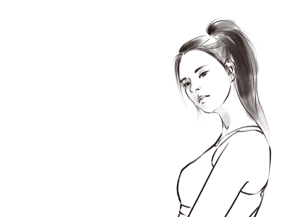 速写打卡day2_从心山思-站酷ZCOOL