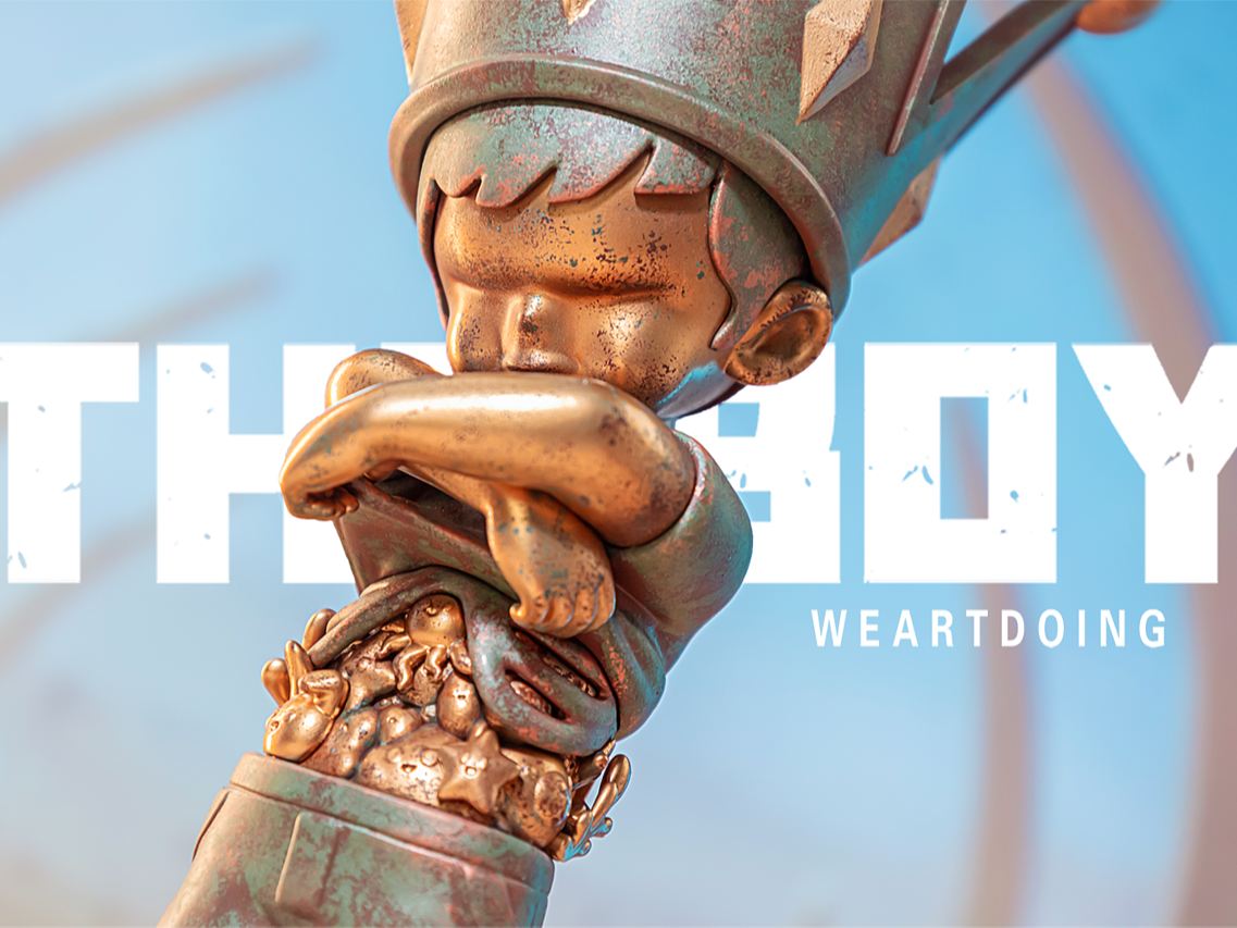 The Boy幻童雕像系列|在宇宙中寻找存在的意义_WeArtDoing-站酷ZCOOL