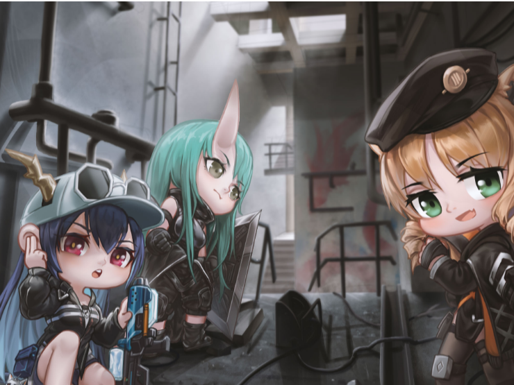 之前画的明日方舟同人_Mt焦糖-站酷ZCOOL