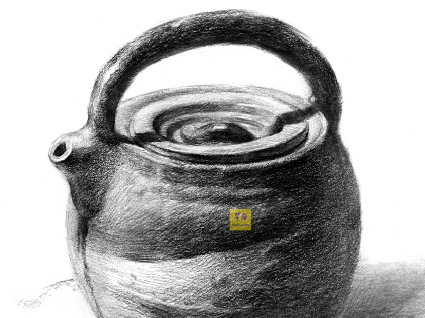 素描绘画壶_星亮绘画art-站酷ZCOOL