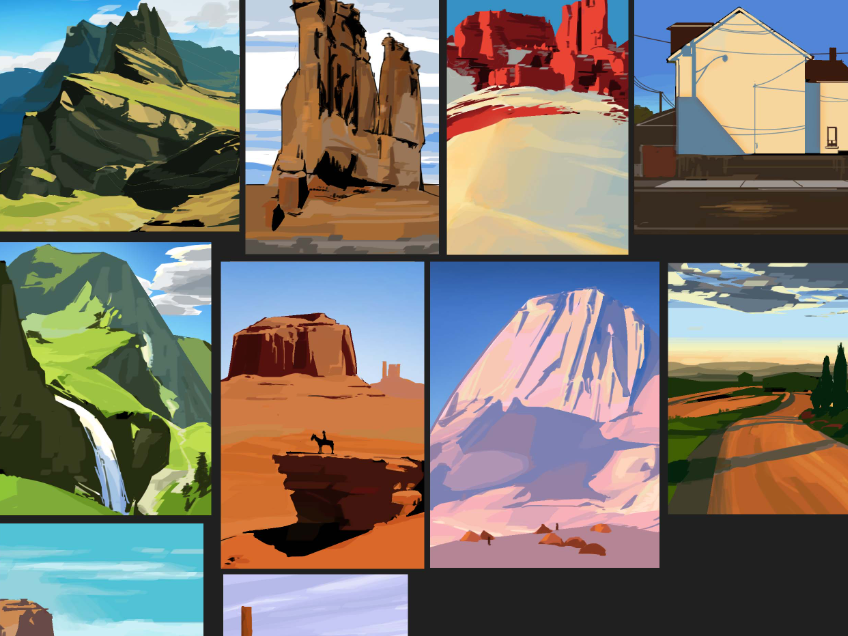 场景习作_Fern松哥-站酷ZCOOL