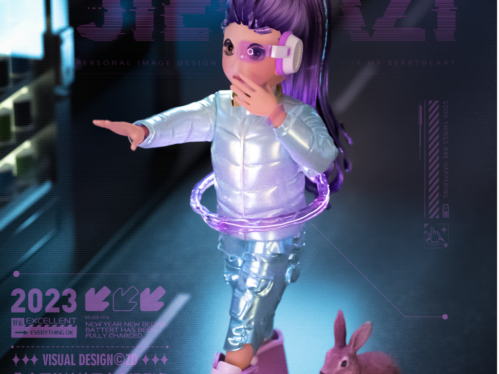 C4D | 赛博朋克-洁袜子_南故笙烟见欢颜-站酷ZCOOL